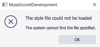 [MU4 Issue] Load style command does nothing · Issue #8856 · musescore/MuseScore · GitHub