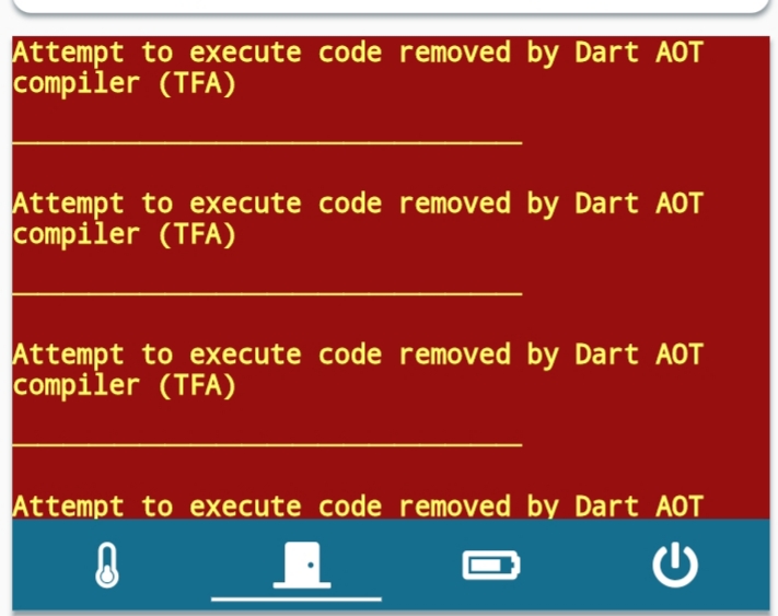 Attempt To Execute Code Removed By Dart Aot Compiler Tfa · Issue 309