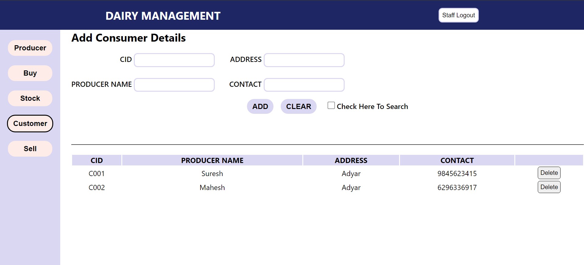 GitHub - SwasthikJP/Dairy-Management