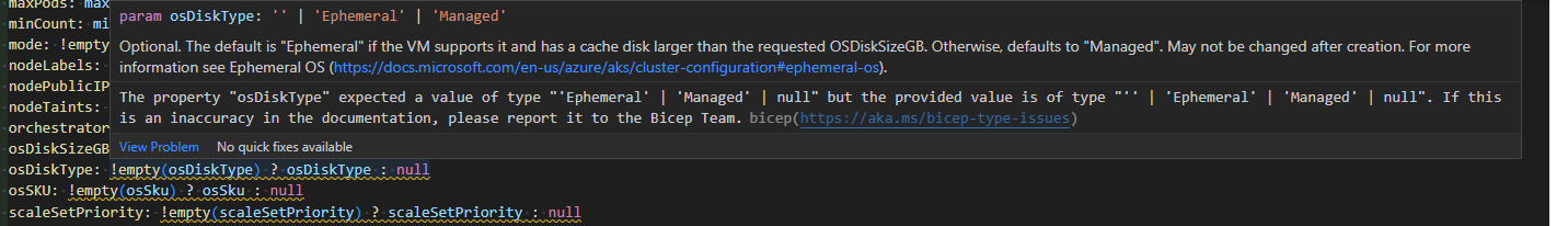 Add an ability to pass 'null' as value input for parameter and variable. · Issue #6418 · Azure ...