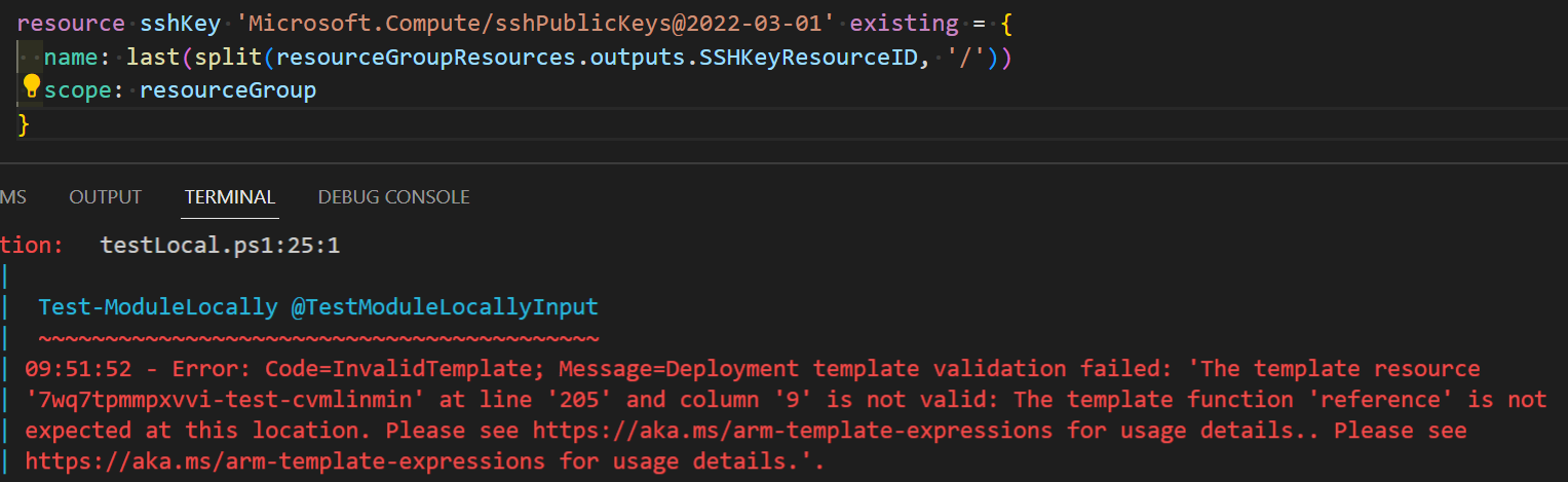 Using `reference` of `existing` resource property not expected by Bicep · Issue #8144 · Azure ...