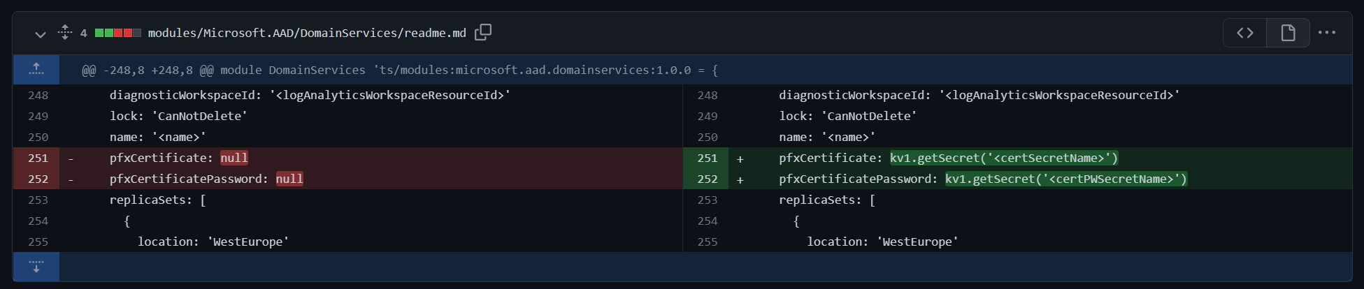 [Utilities] `Set-ModuleReadme` Several smaller improvements for the JSON-Template case by ...