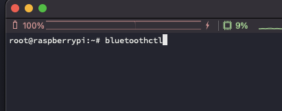 bluetoothctl 사용 - BWT901CL, RaspberryPI Connection in python3