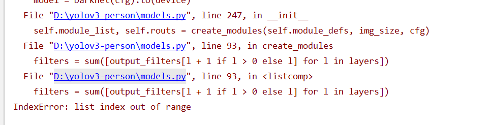 IndexError: list index out of range · Issue #1226 · ultralytics/yolov3 · GitHub