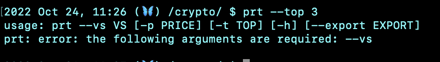 [Bug] `crypto/prt --top` and `--price` behavior · Issue #3019 · OpenBB-finance/OpenBB · GitHub