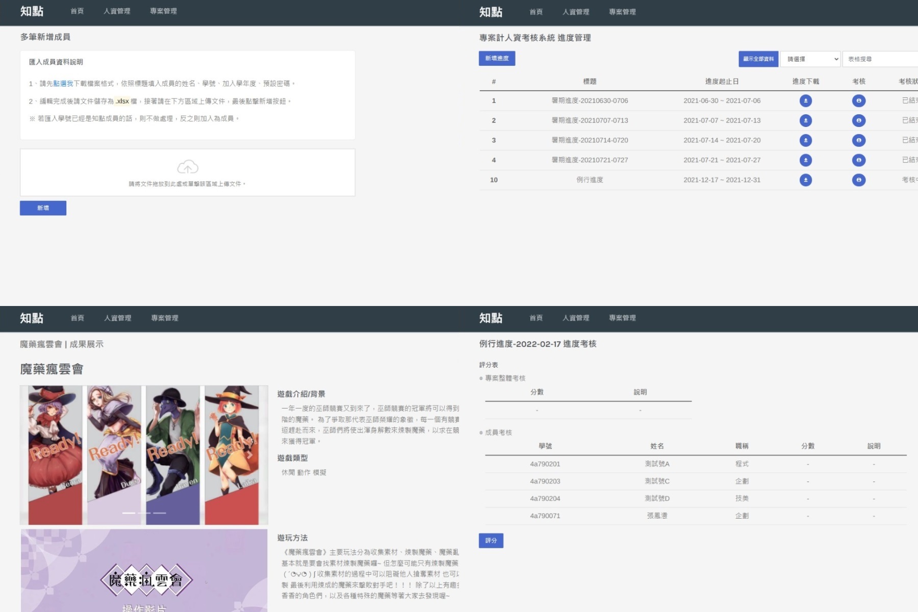 GitHub - ZFongYun/PHMS: 專案暨人資考核系統