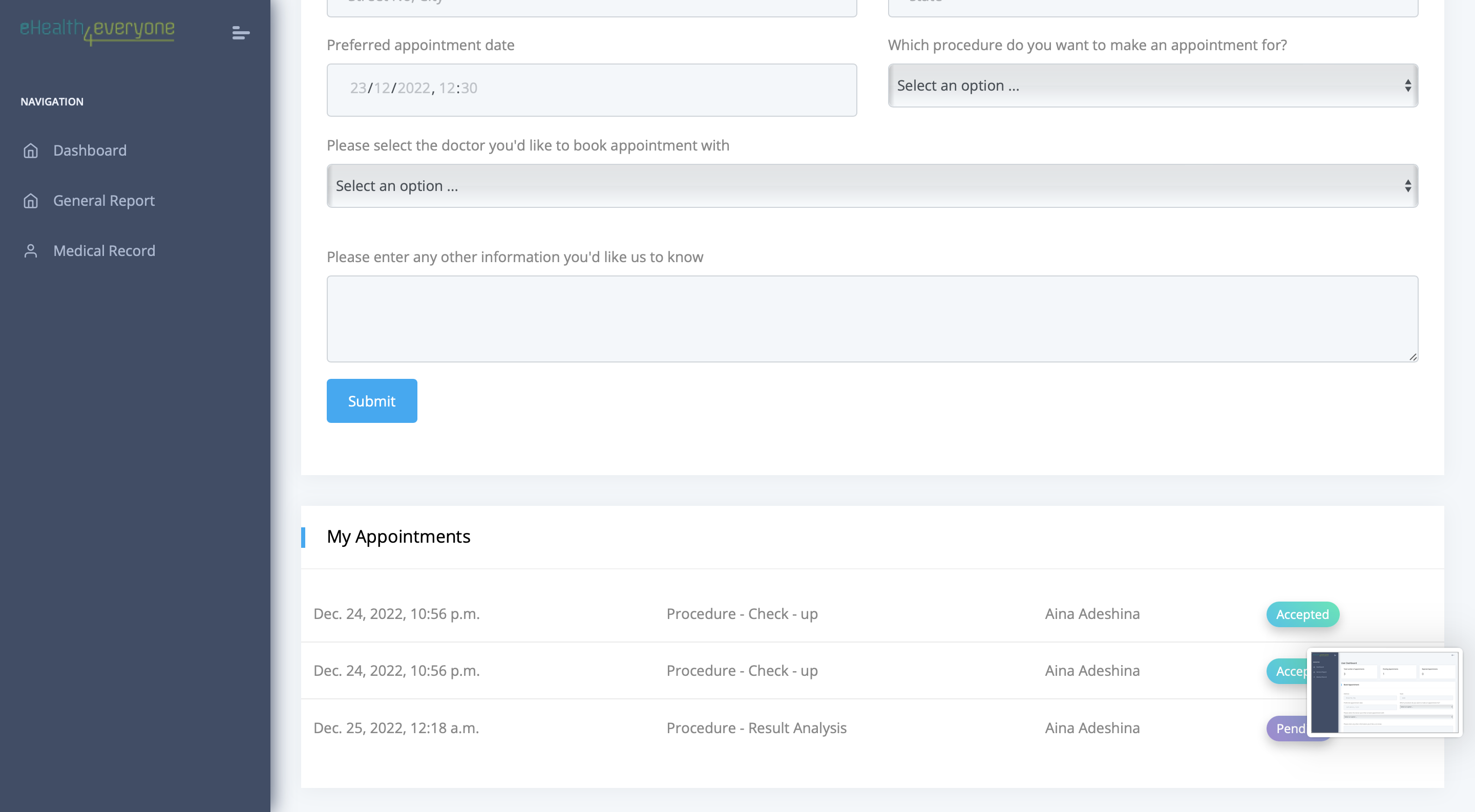 GitHub - Adeshinadev/ehealth