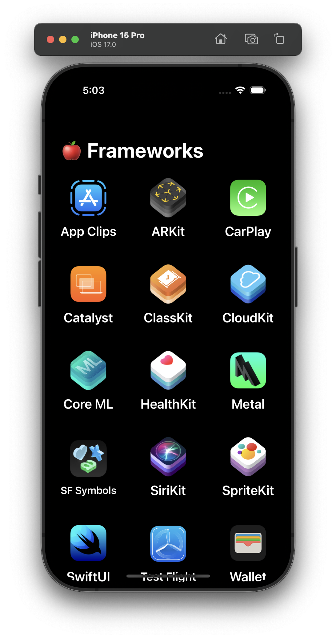 Github Wengriff Apple Frameworks