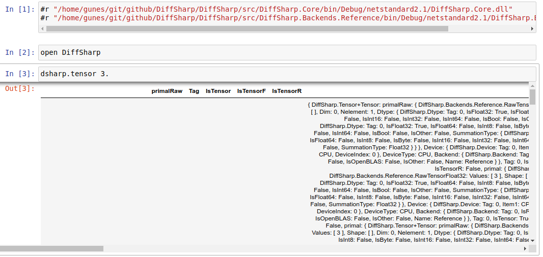 Default printing of tensors in notebooks causes exception · Issue #152 · DiffSharp/DiffSharp ...