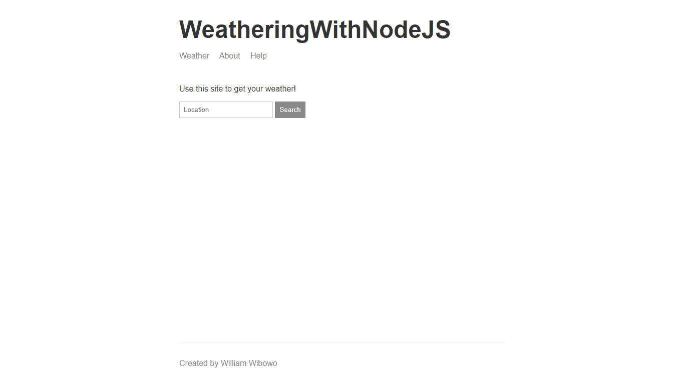 GitHub - william-dwe/WeatheringWithNodeJS: Simple Weather Checking Apps using location & weather ...