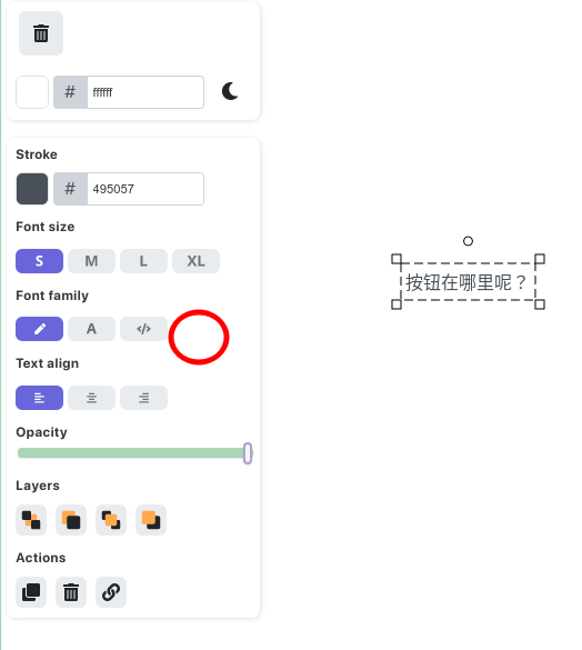 Can't find the fourth font family button in 1.7.18 · Issue #785 · zsviczian/obsidian-excalidraw ...
