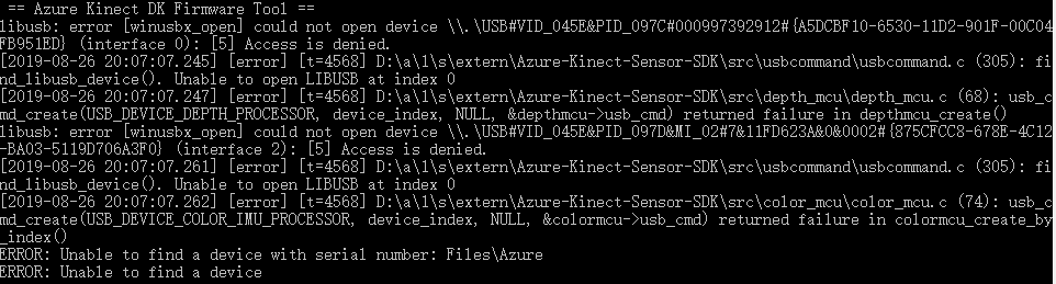Azure Kinect Driver Issue · Issue 682 · Microsoftazure Kinect Sensor Sdk · Github