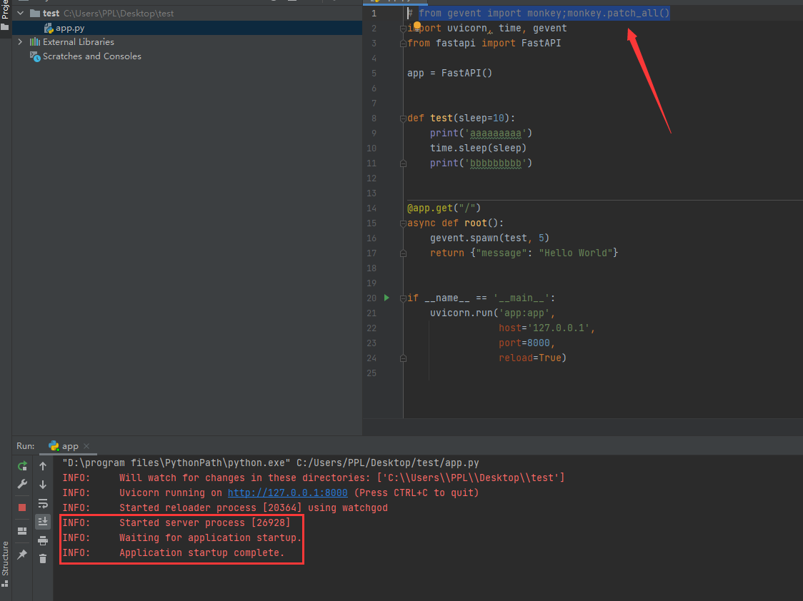 Seems to be in conflict with gevent monkey.patch_all() · Issue #4873 · fastapi/fastapi · GitHub