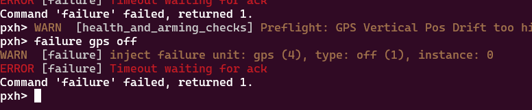 [Bug] System Failure Injection (gps) not working · Issue #22296 · PX4/PX4-Autopilot · GitHub