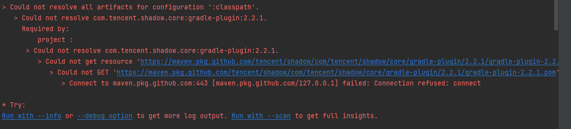 com.tencent.shadow.core:gradle-plugin:2.2.1下载不了 · Issue #987 · Tencent/Shadow · GitHub