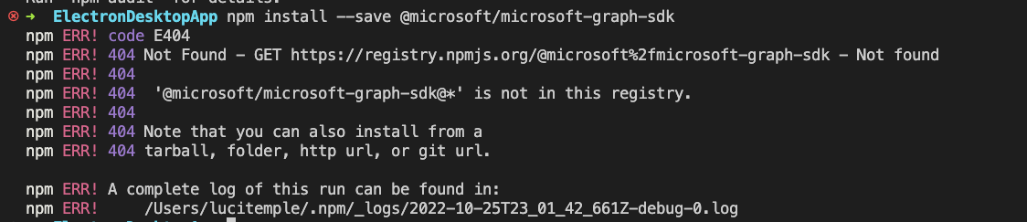 Tutorial Doesnt Work Microsoftmicrosoft Graph Sdk · Issue 100467 · Microsoftdocsazure Docs