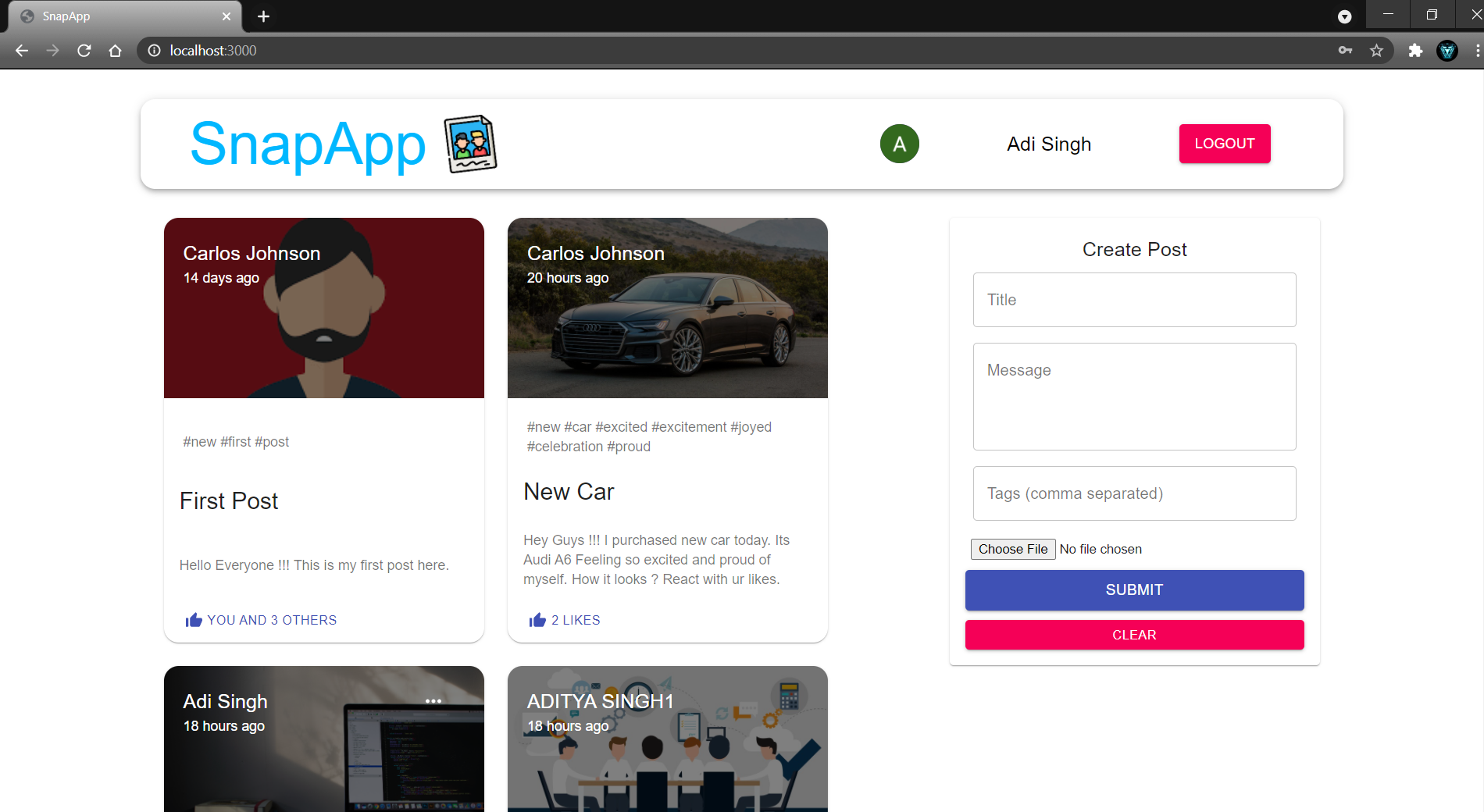 GitHub - aps045/SnapApp