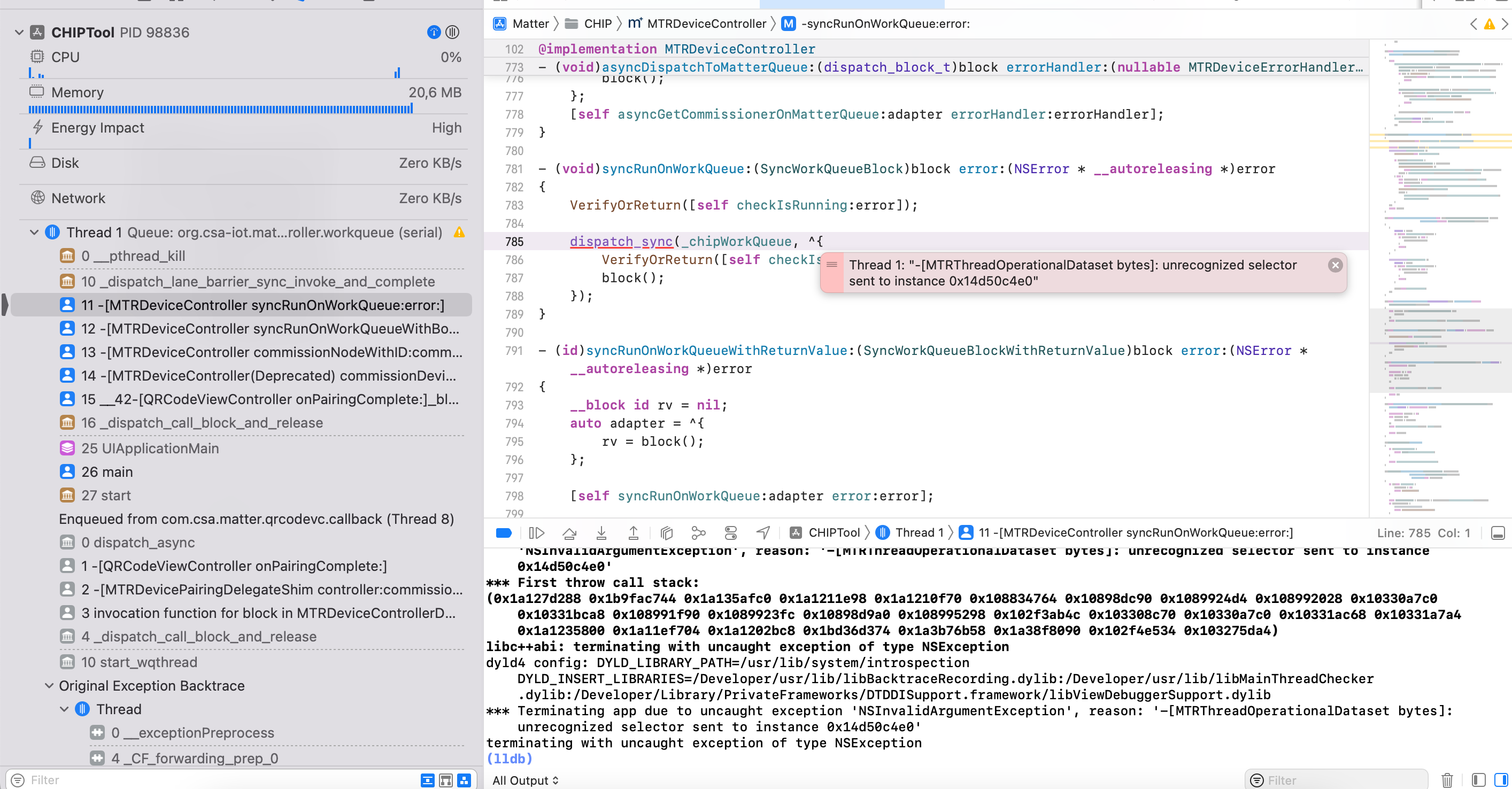 [bug] Run On Ios With Thread · Issue 25415 · Project Chip Connectedhomeip · Github