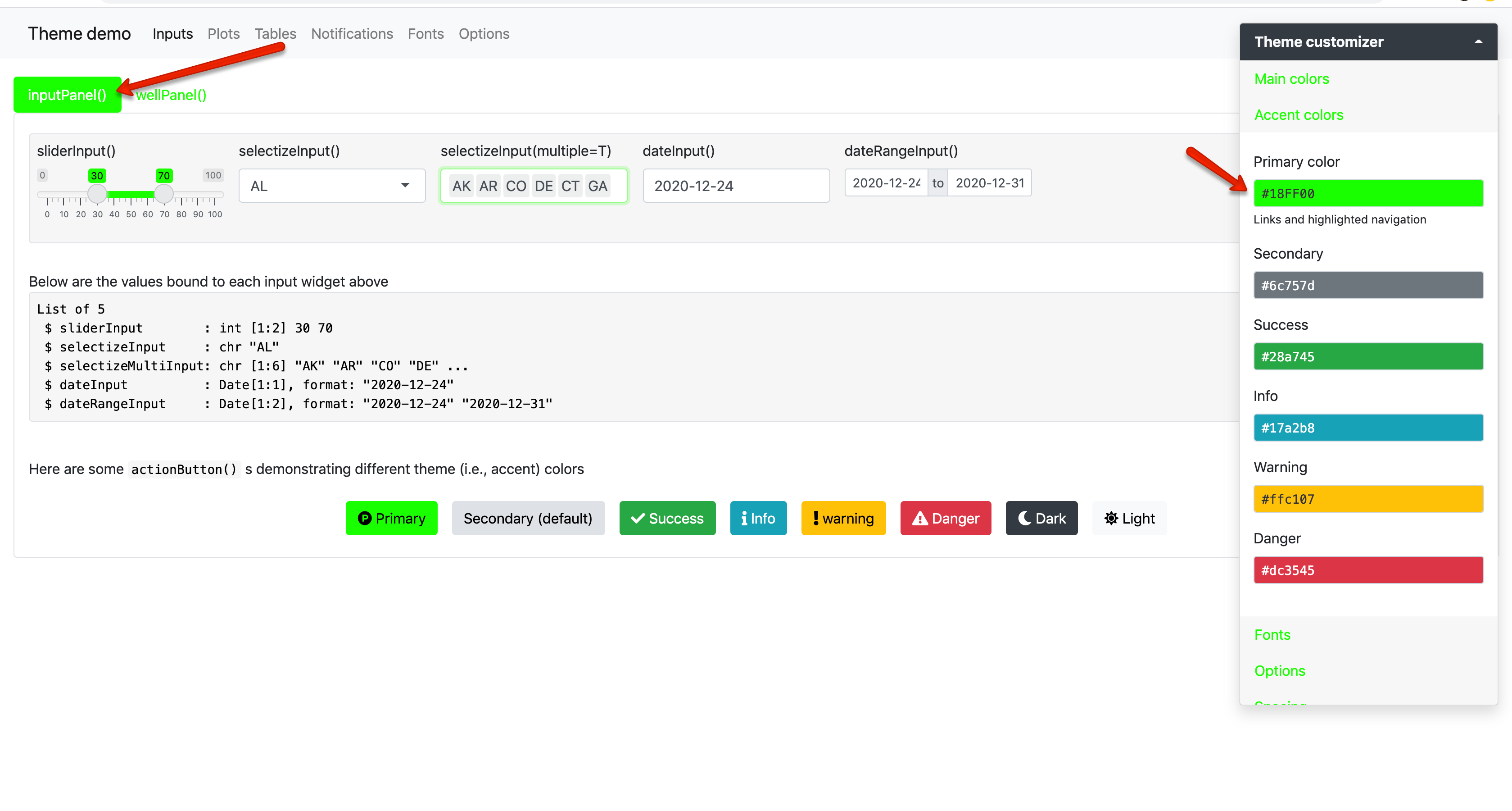 tabPanel's fg color doesn't properly contrast selected bg color · Issue ...