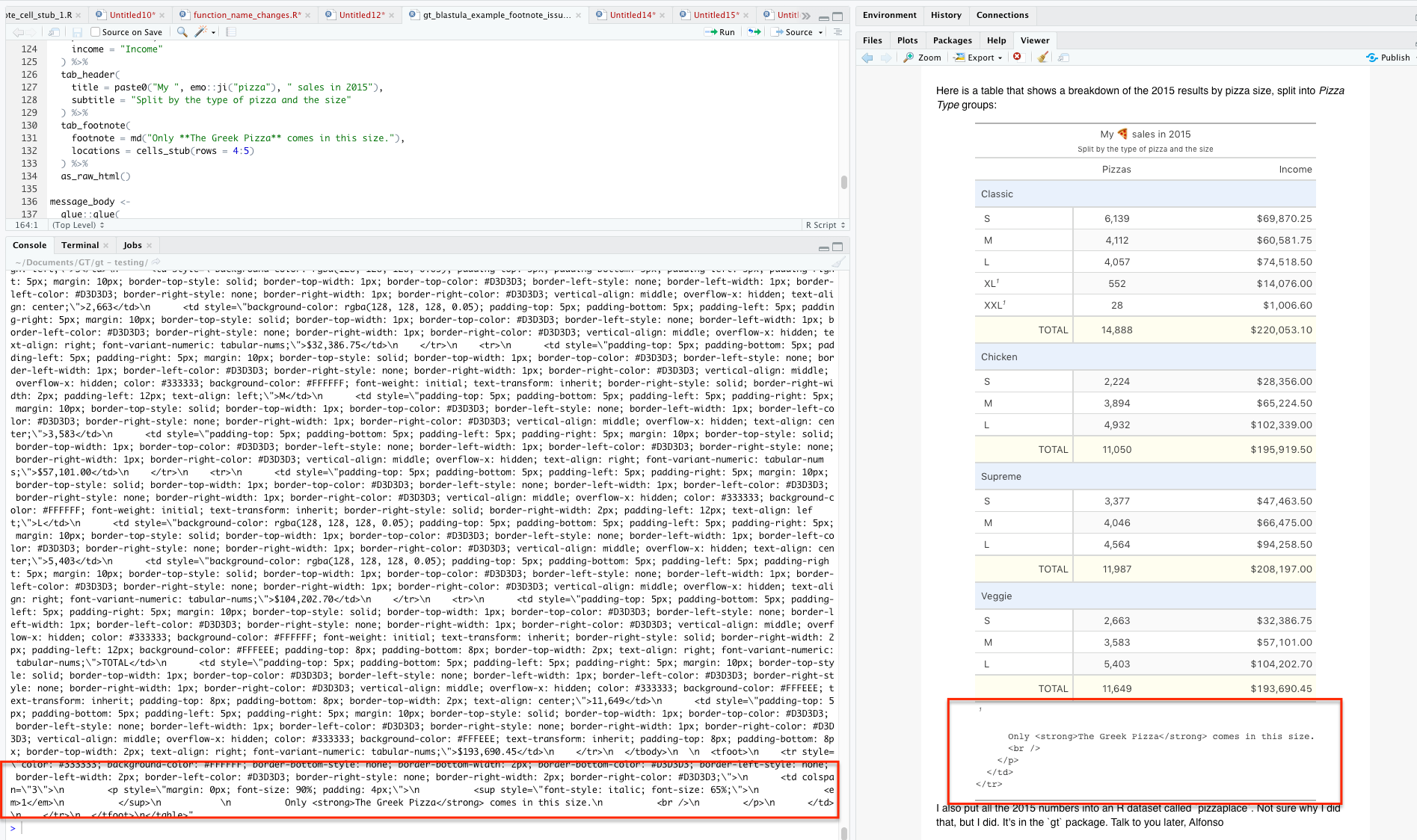 Footnotes Doesnt Display Correctly In Gt Tables When Emailed Via