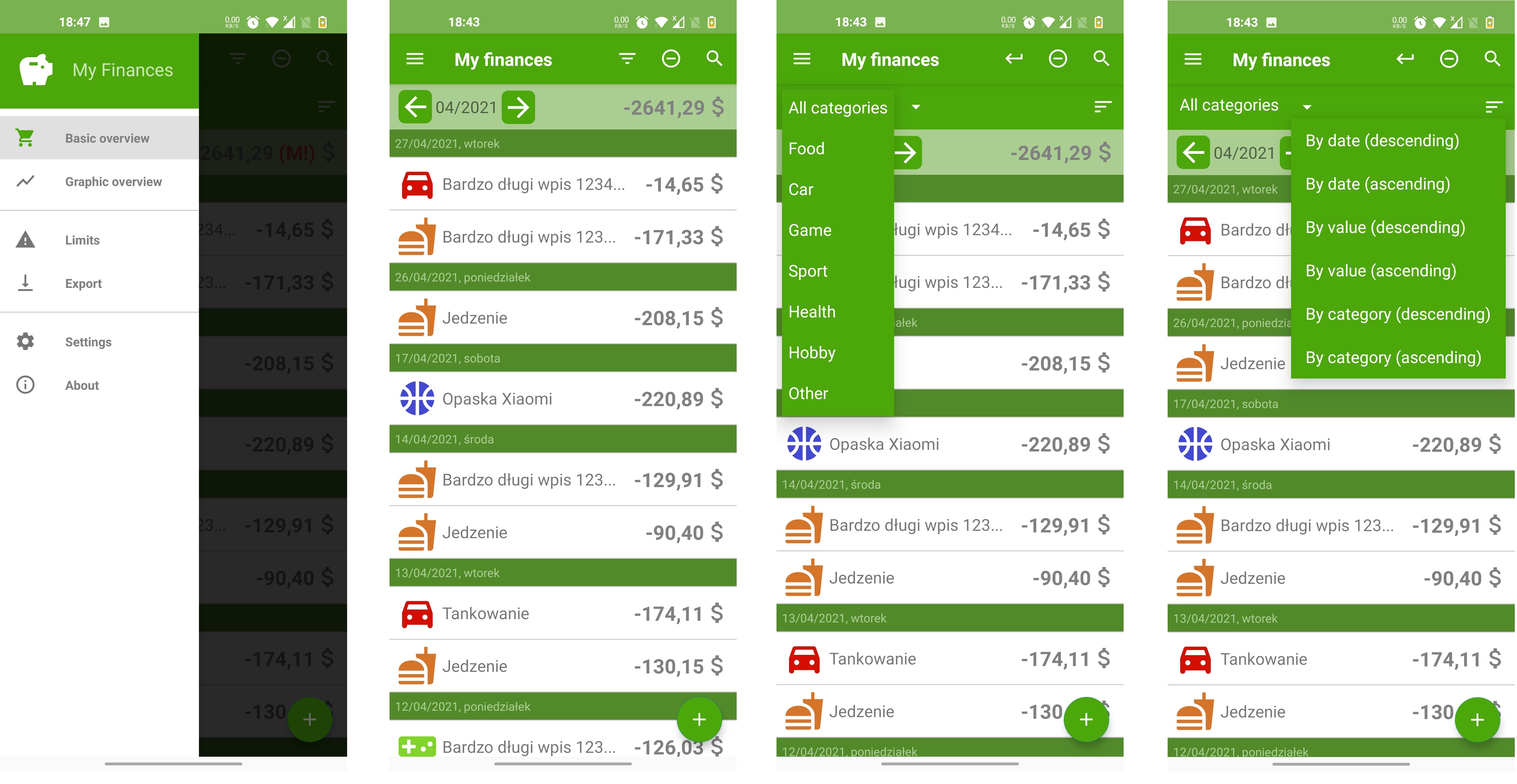 GitHub - lukasz94w/my-finances: Android application which allows to control personal expenses