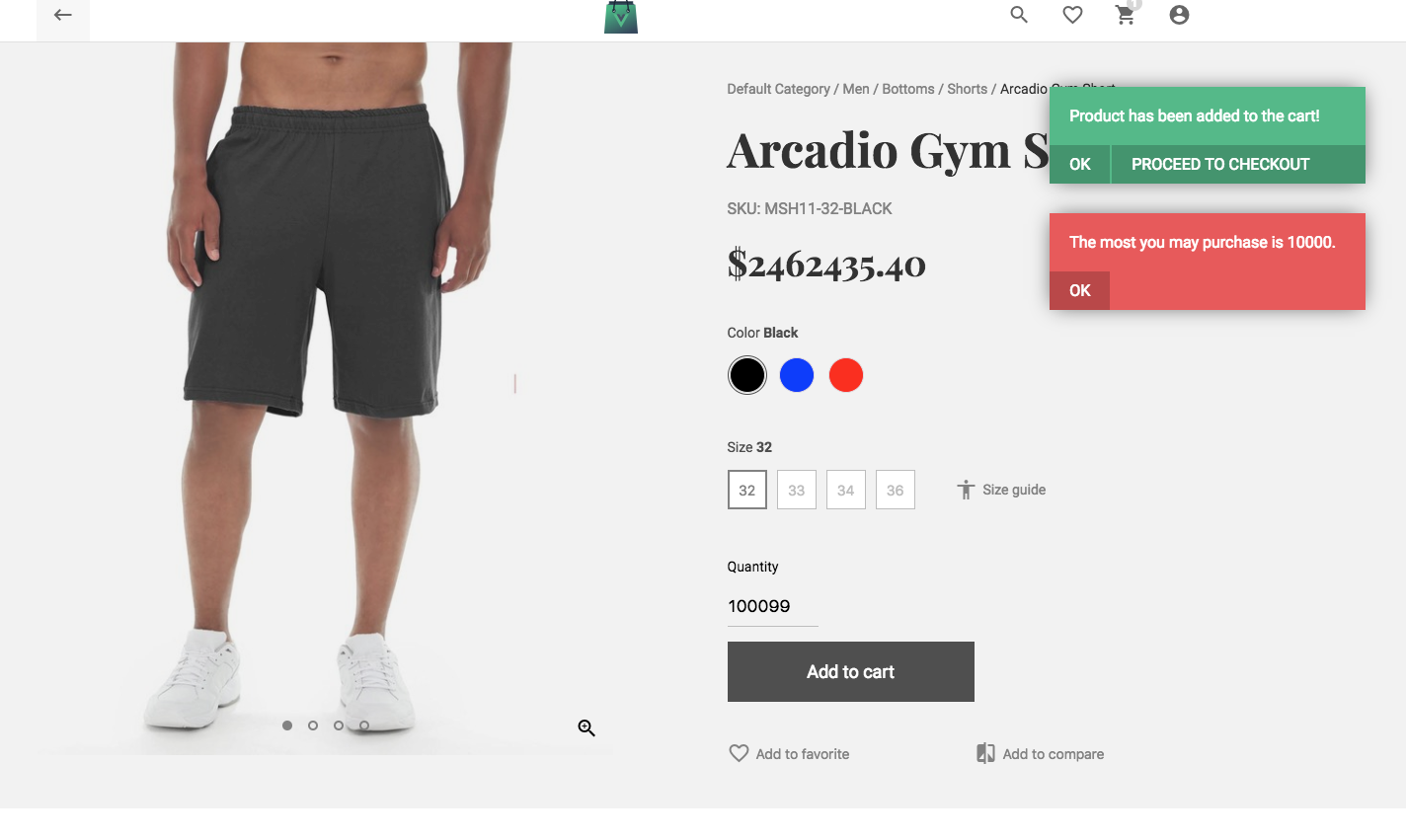 Add To Cart More Than Available · Issue 1670 · Vuestorefrontvue Storefront · Github