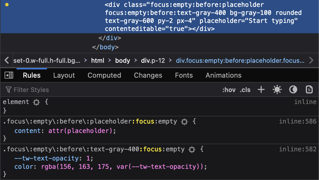 Stacked custom variants are not generated properly · Issue #5332 · tailwindlabs/tailwindcss · GitHub