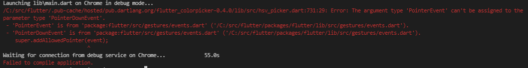 [BUG] Error: The argument type 'PointerEvent' can't be assigned to the parameter type ...