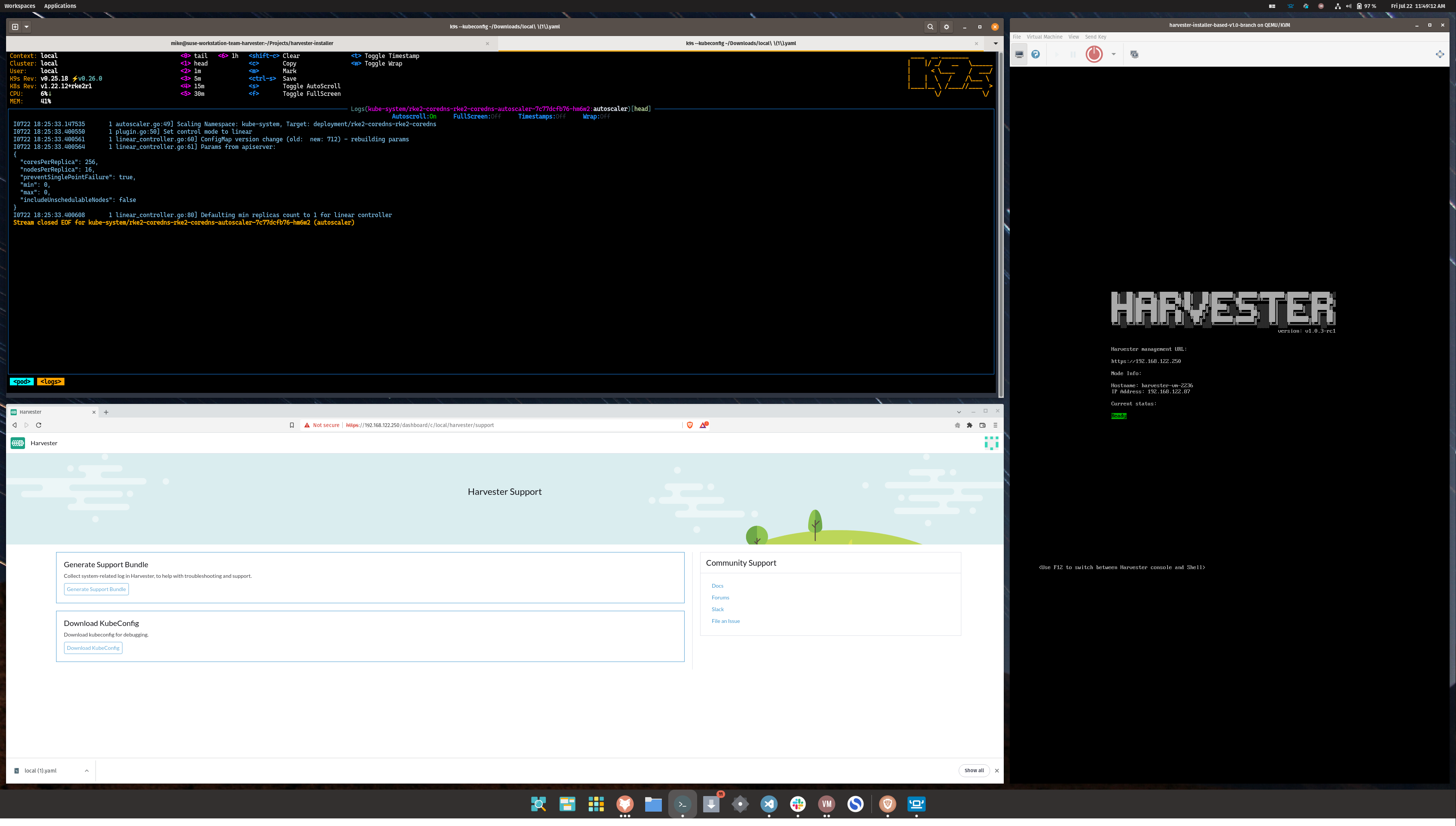 [BUG] coredns autoscaler keeps being oom-killed · Issue #2336 · harvester/harvester · GitHub