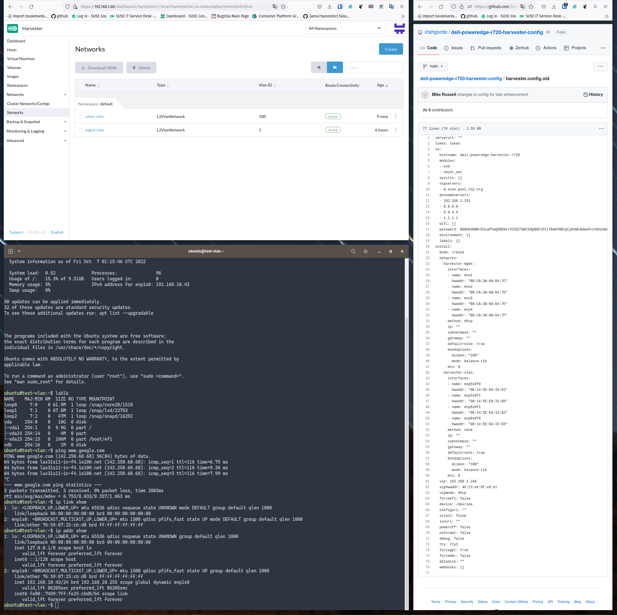 [BUG] DHCP fails for tagged VLAN on mgmt cluster network · Issue #2891 · harvester/harvester ...
