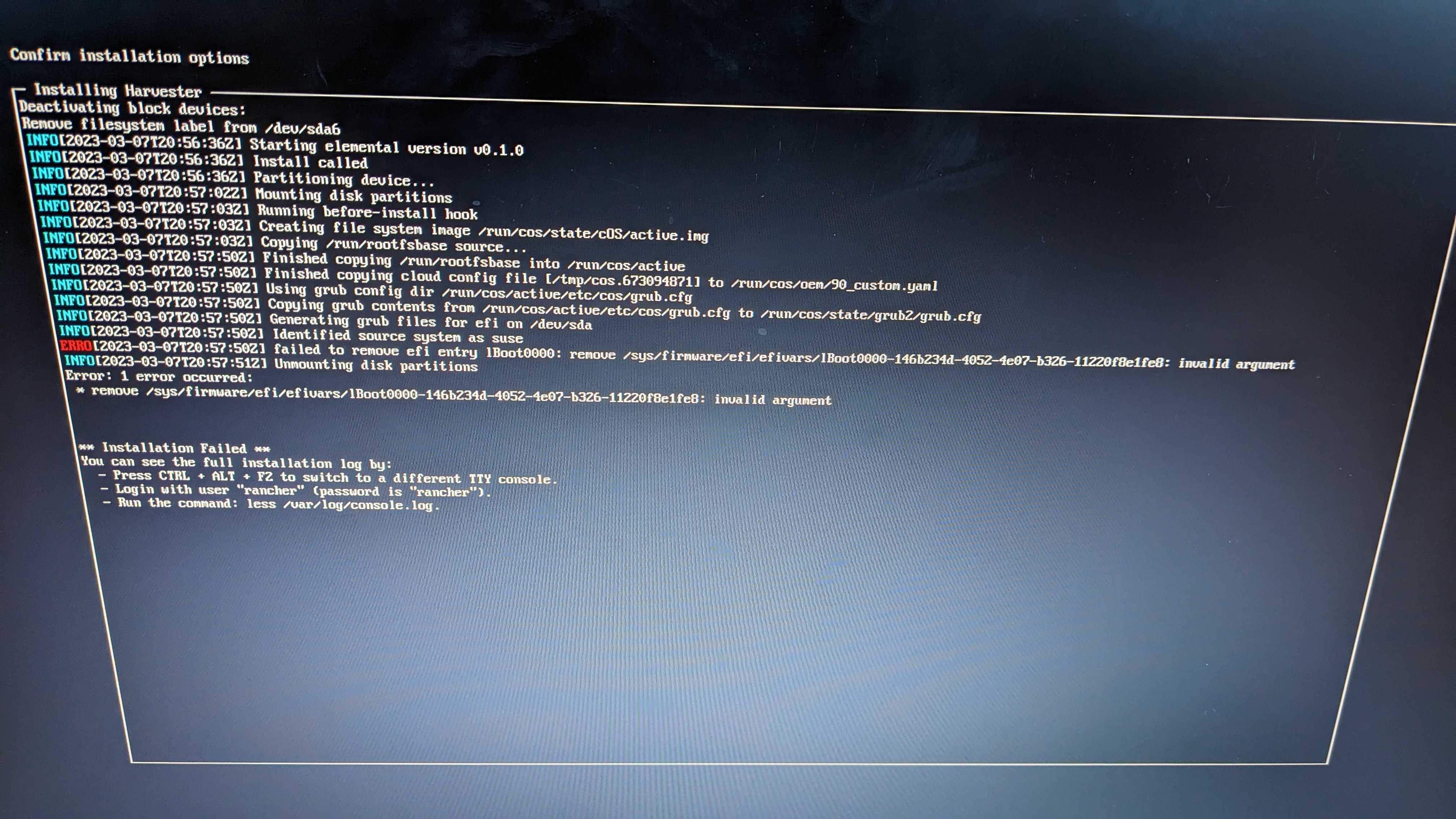 [BUG] v1.1-head ISO install fails for `join` based nodes · Issue #3608 · harvester/harvester ...