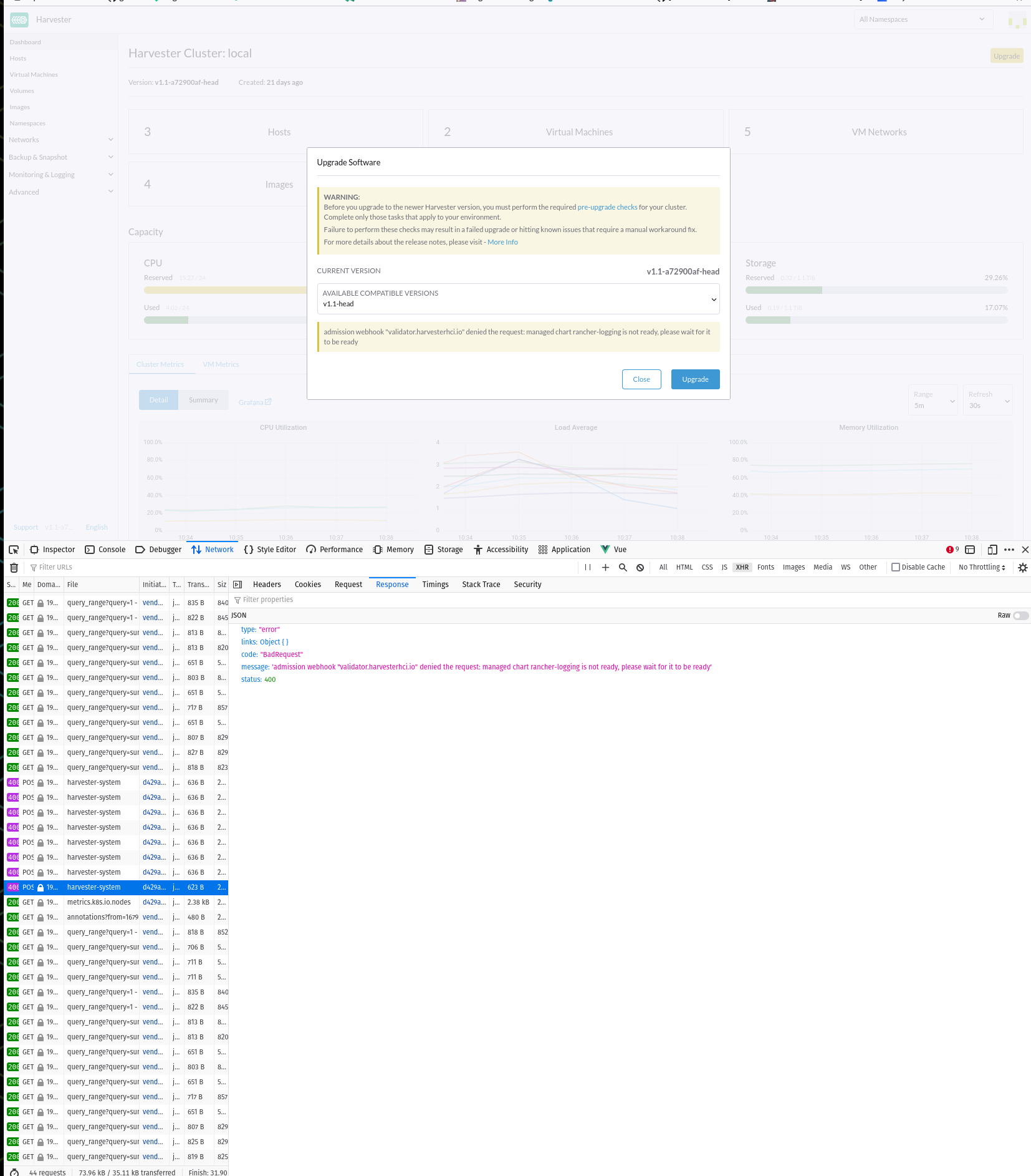 Bug Can Not Upgrade Cluster When Clusteroutput And Clusterflow