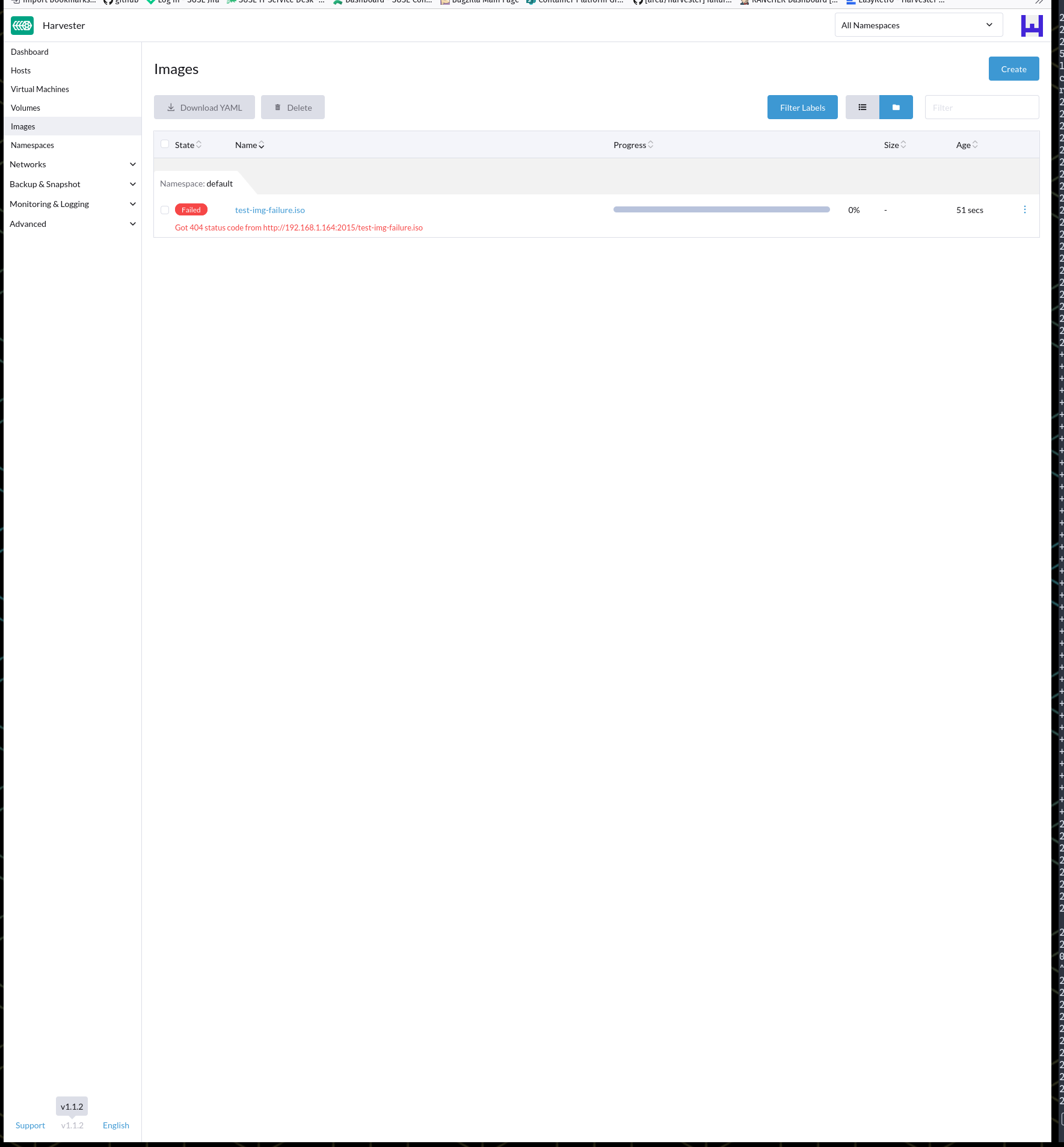 [BUG] No error displayed when upgrading to use an invalid download url · Issue #3310 · harvester ...