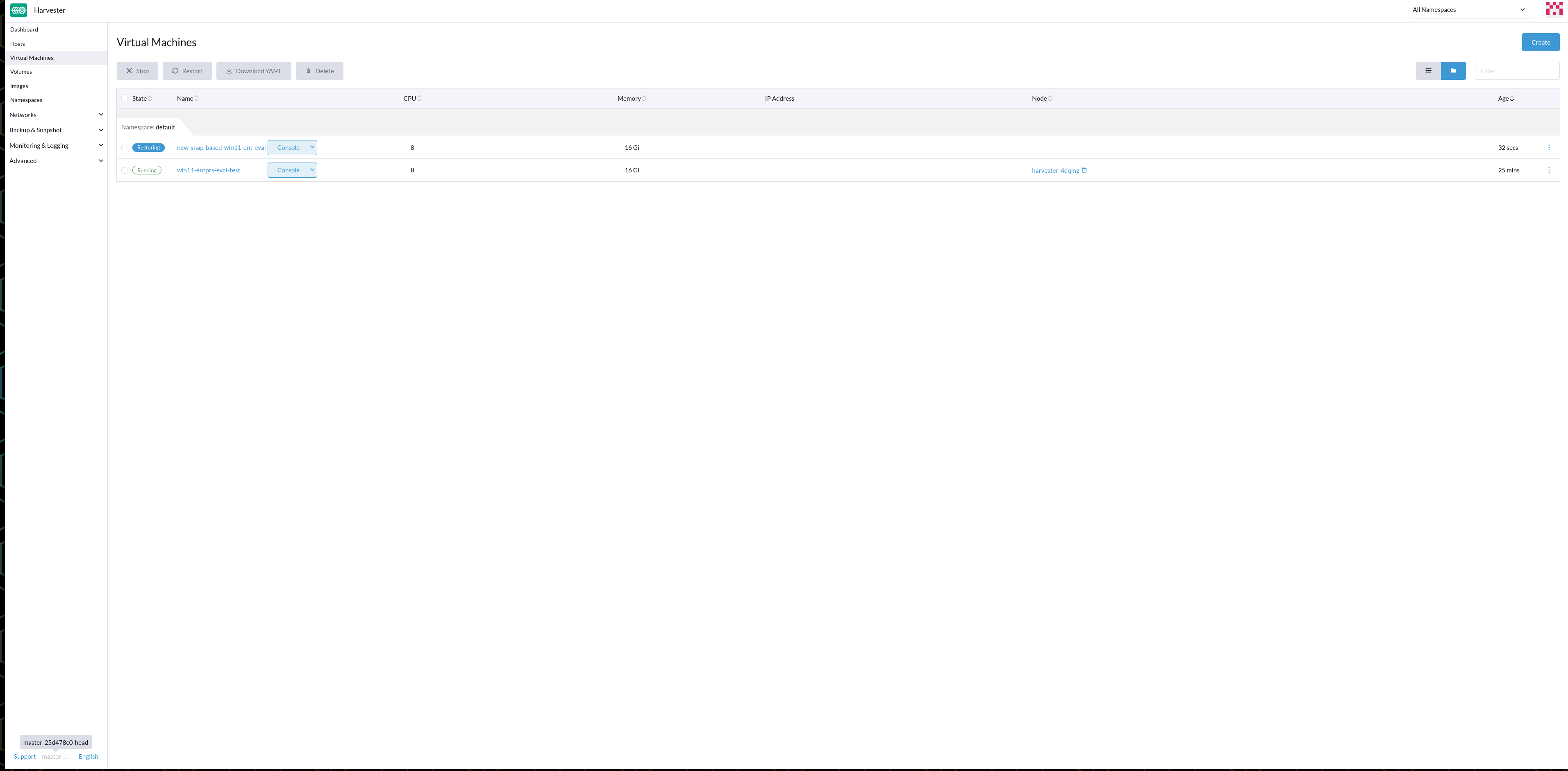 [BUG] Windows 11 Enterprise VM Fails `Replace Existing` from Snapshot · Issue #3929 · harvester ...