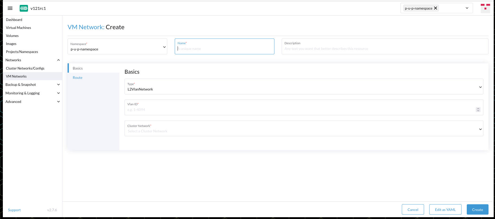 Bug Rancher User With User Base And Custom Project Role Can See Vm Networks Create