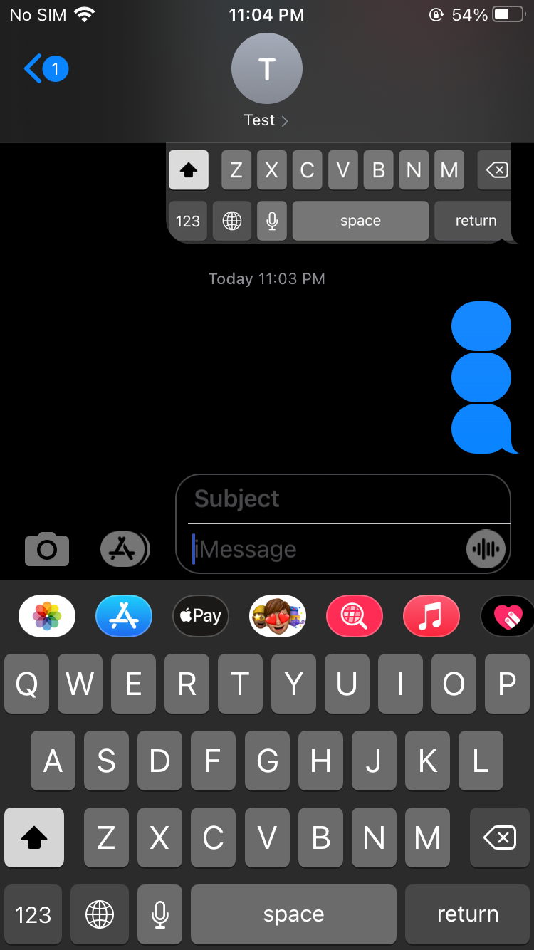 Cannot display a message that is just a space · Issue #786 · BlueBubblesApp/bluebubbles-app · GitHub