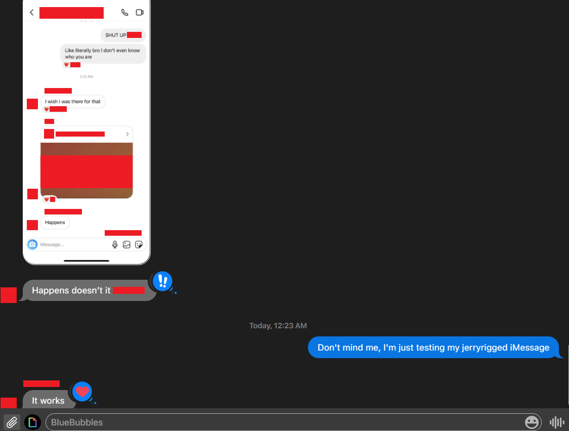 [Feature Request] Support iMessage stickers · Issue #217 · BlueBubblesApp/BlueBubbles-Desktop ...