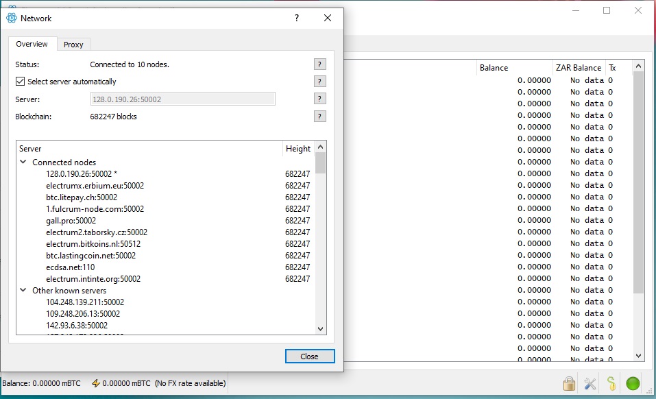 no action; · Issue #7283 · spesmilo/electrum · GitHub