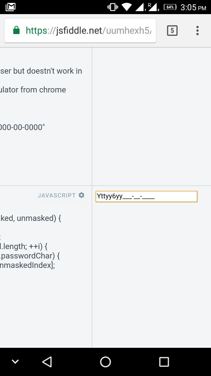 Extra masking in onBeforeWrite is not working in android browsers · Issue #1649 · RobinHerbots ...