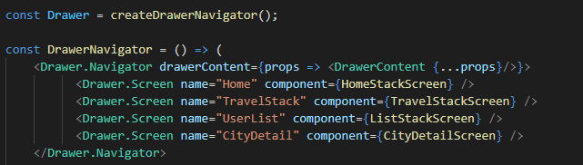 Drawer Navigator: Passing Login Details to Drawer Content · Issue #9505 ...