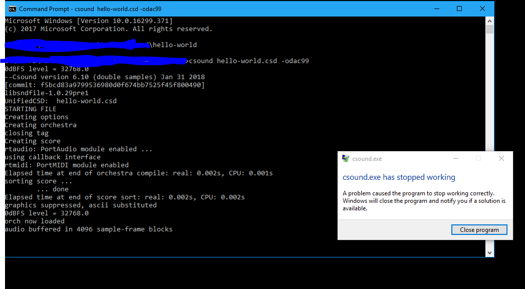 CsoundQT crash on exit - Windows · Issue #256 · CsoundQt/CsoundQt · GitHub