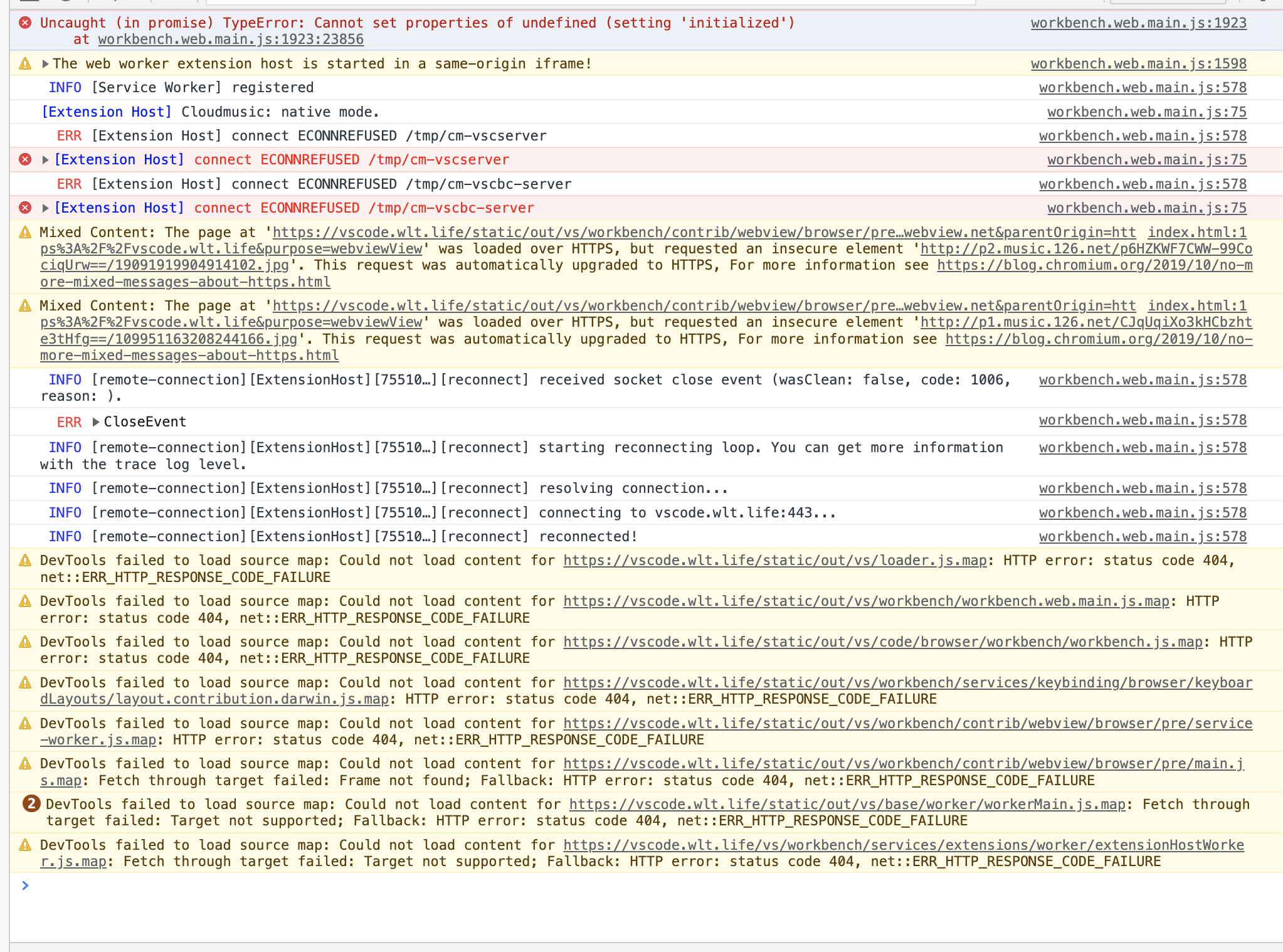 在开启ssl的情况下code-server不能播放 · Issue #665 · YXL76/cloudmusic-vscode · GitHub