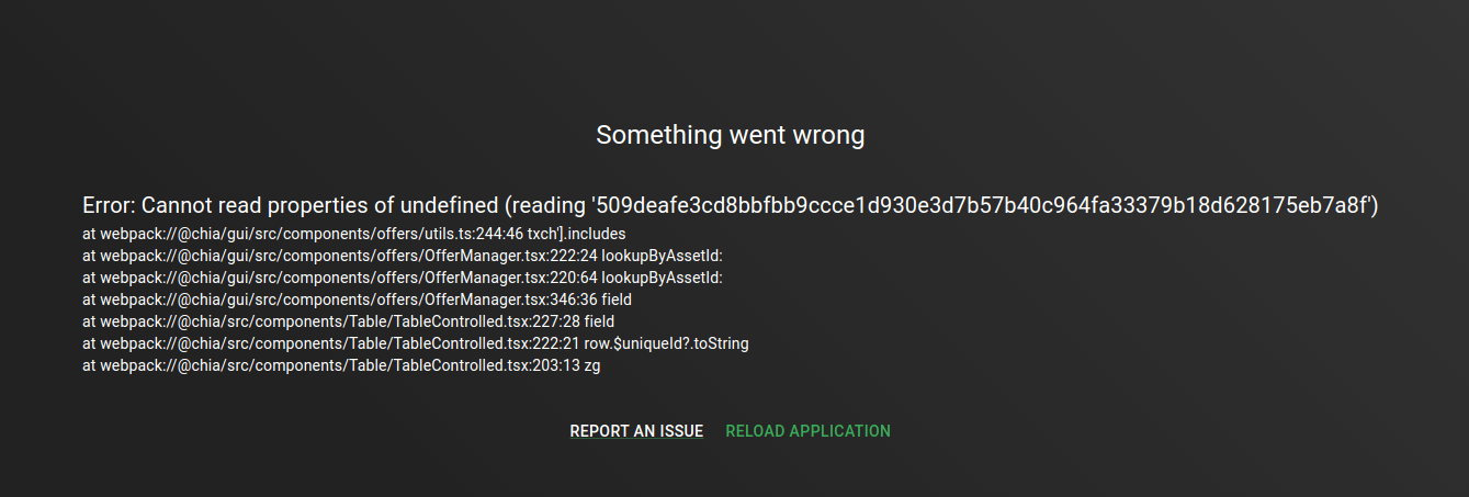 [BUG] Cannot read properties of undefined (reading ...