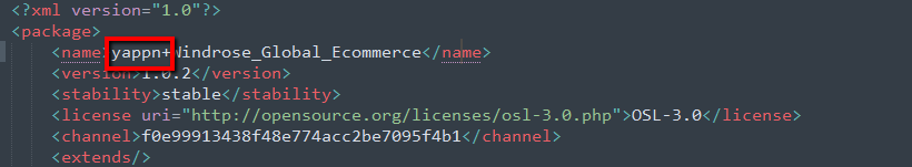 Invalid package name in file package.xml when download Magento 1.0 extensions for Magento ...