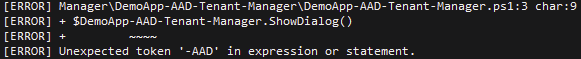 Form breaks if there are disallowed characters in the project name ...