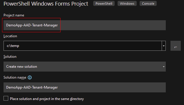 Form breaks if there are disallowed characters in the project name · Issue #36 · ironmansoftware ...