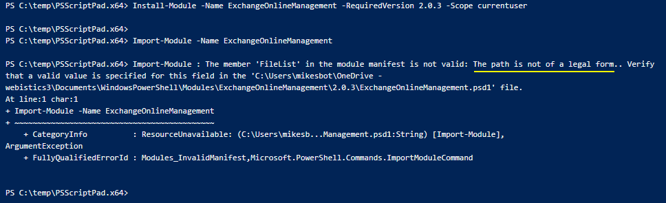 PSScriptPad: Object reference not set to an instance of an object. · Issue #35 · ironmansoftware ...