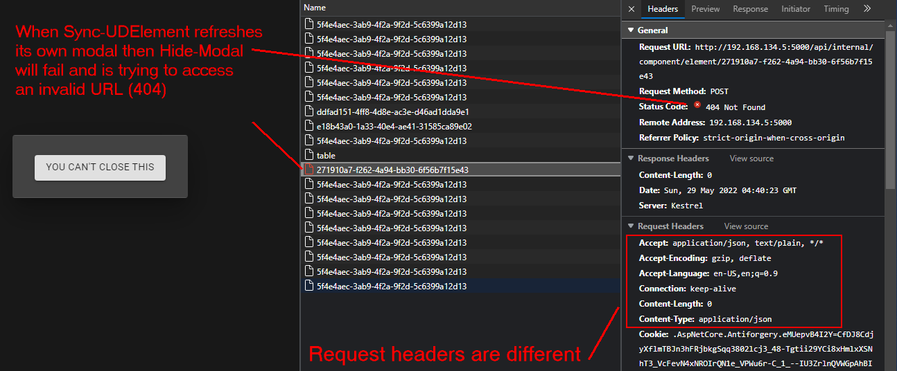 Sync-UDElement can cause Hide-UDModal to fail (Error 404) · Issue #1205 · ironmansoftware ...
