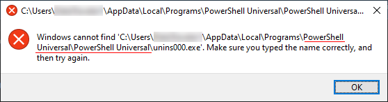 PSU Desktop v2 uninstall fails · Issue #1233 · ironmansoftware/powershell-universal · GitHub