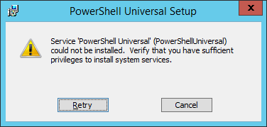 The MSI Setup error prompt should include other possibilities for failure · Issue #1448 ...